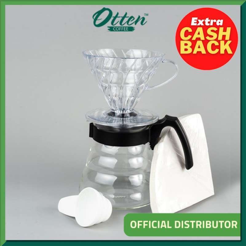 Promo Hario - V60 Craft Coffee Maker Vcnd-02b | Set V60 Alat Seduh ...
