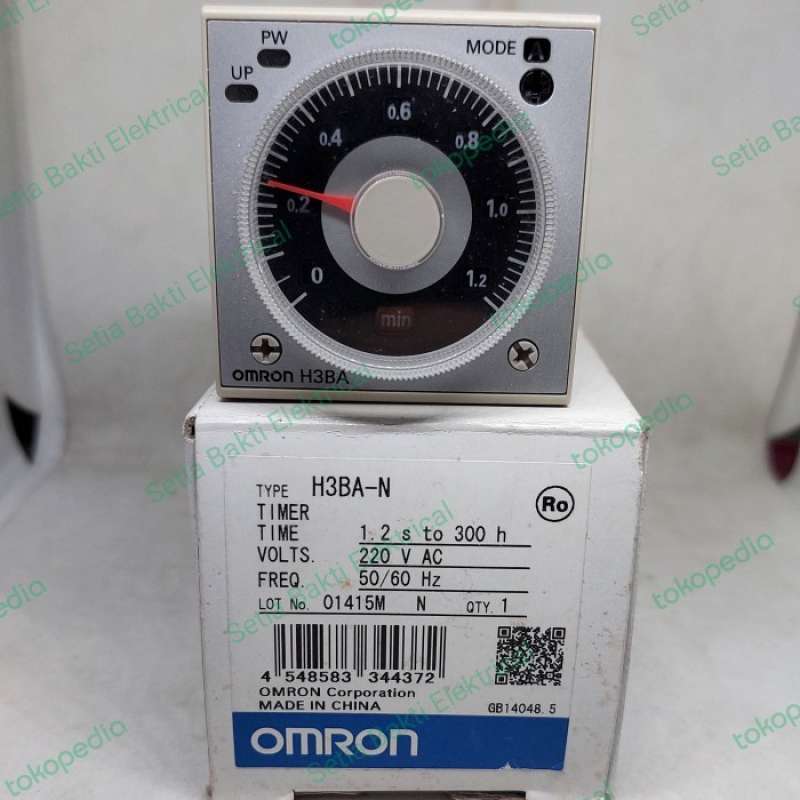 Promo Timer Omron H3ba-n H3ba N 220vac 11pin + Socket Ori Omron Diskon ...