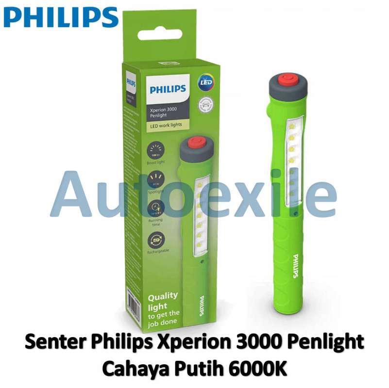 Jual Lampu Senter Kerja Philips Led Xperion 3000 Penlight Cahaya Putih ...