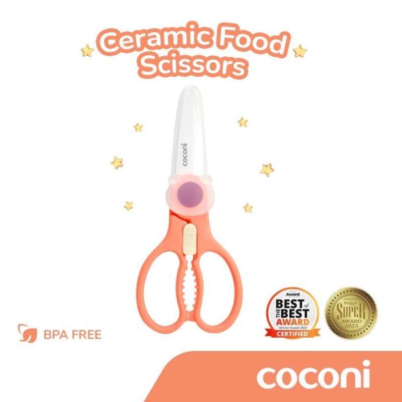 Jual Coconi Baby Ceramic Food Scissors | Gunting Keramik Makanan Anak ...