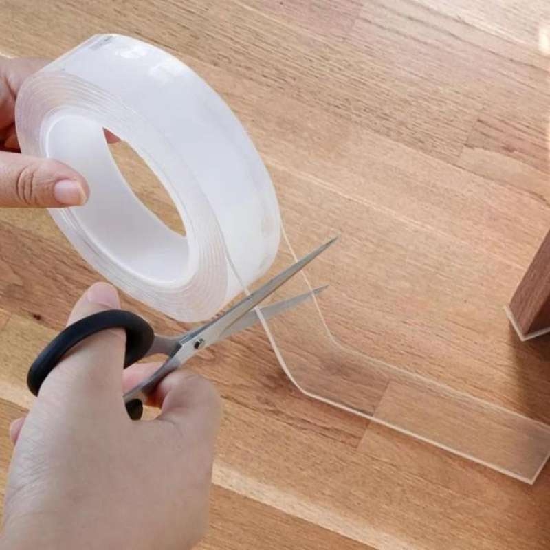 Jual Double Tape Isolasi Bening 3x300cm Tebal 1mm Dobel Tip Transparan ...