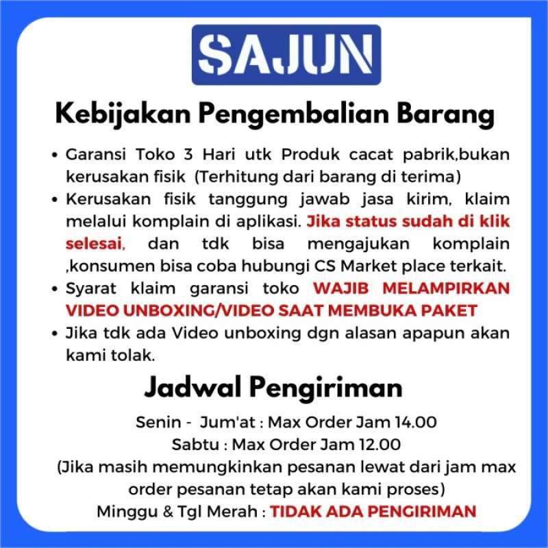 Promo Promo Sekai Plastic Wall Fan 16 Inch Wfn1627 Kipas Dinding Wfn ...