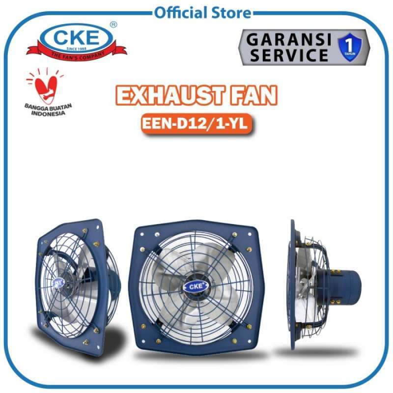 Promo New Exhaust Fan Een-d12/1-yl Cke 12 Inch 220v Fan Rumah Toilet Eksos Terbaru Diskon 7% Di ...