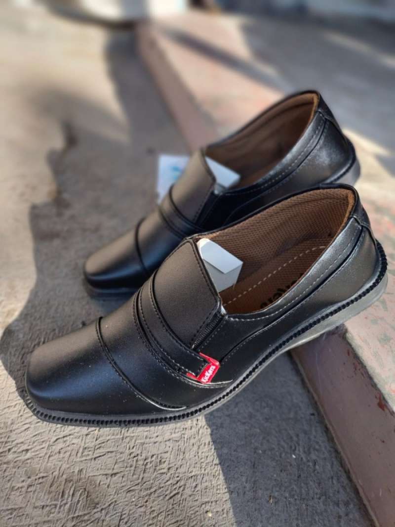 Jual Sepatu Pantofel Kerja Pria Size Kecil Anak Sekolah Laki - Selop 34 ...