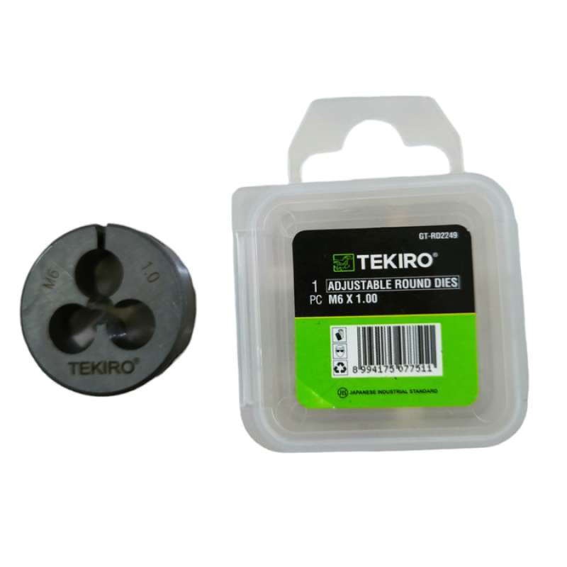 Jual Tekiro Adjustable Round Dies M5/m6/m8/m10/m12 Snai Drat Senai Snei Di Seller Ju_shop ...
