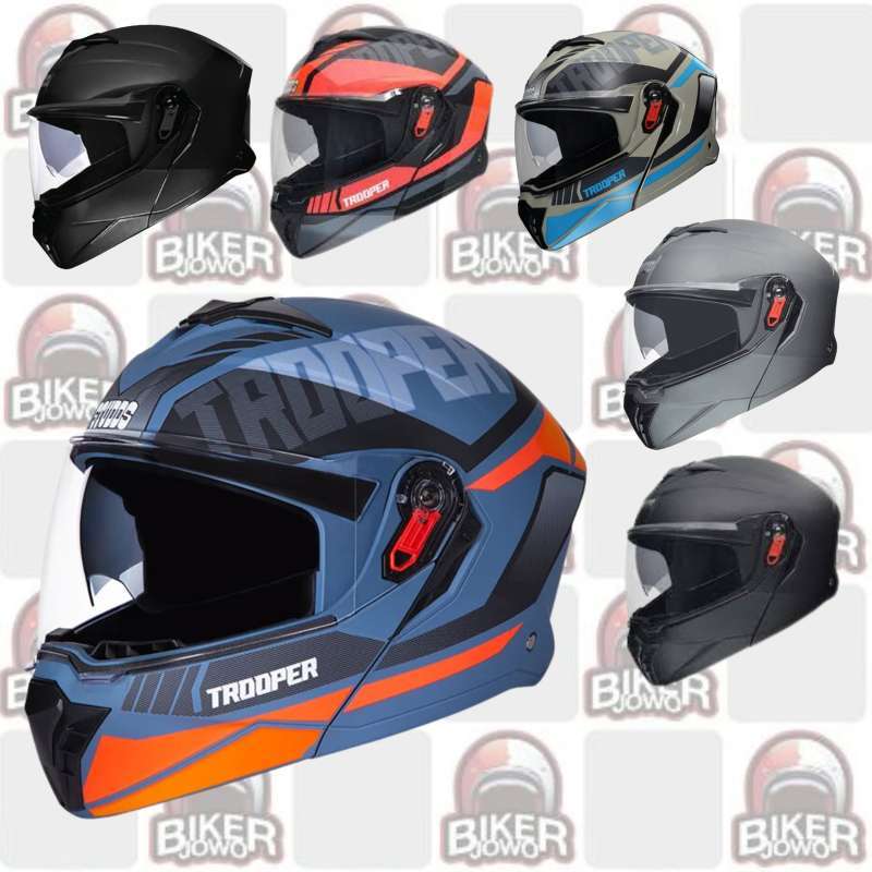 Jual Studds Tropper Helm Modular Bikers Rider Touring Motor Riding Sni ...