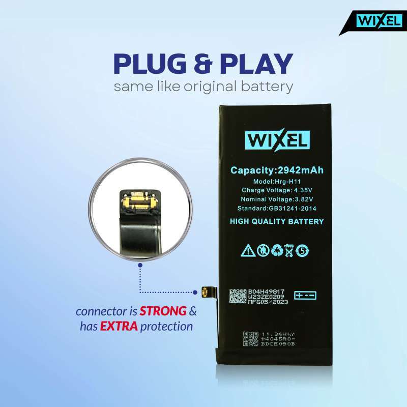 Promo Wixel Baterai Ip Xr Double Power Real Capacity Original Batre ...