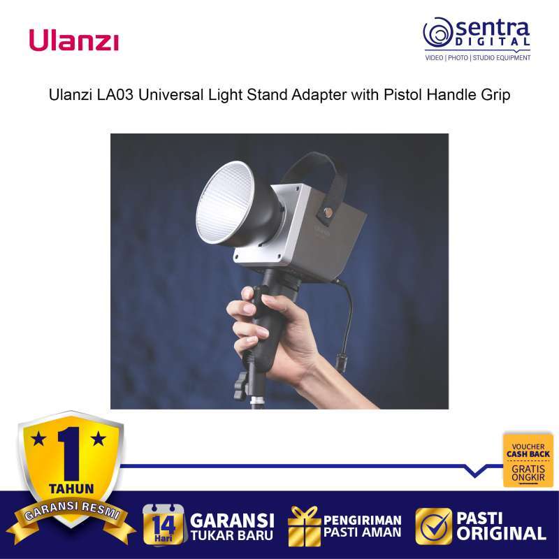 Jual Ulanzi La03 Universal Light Stand Adapter With Pistol Handle Grip L050gbb1 Di Seller Sentra ...