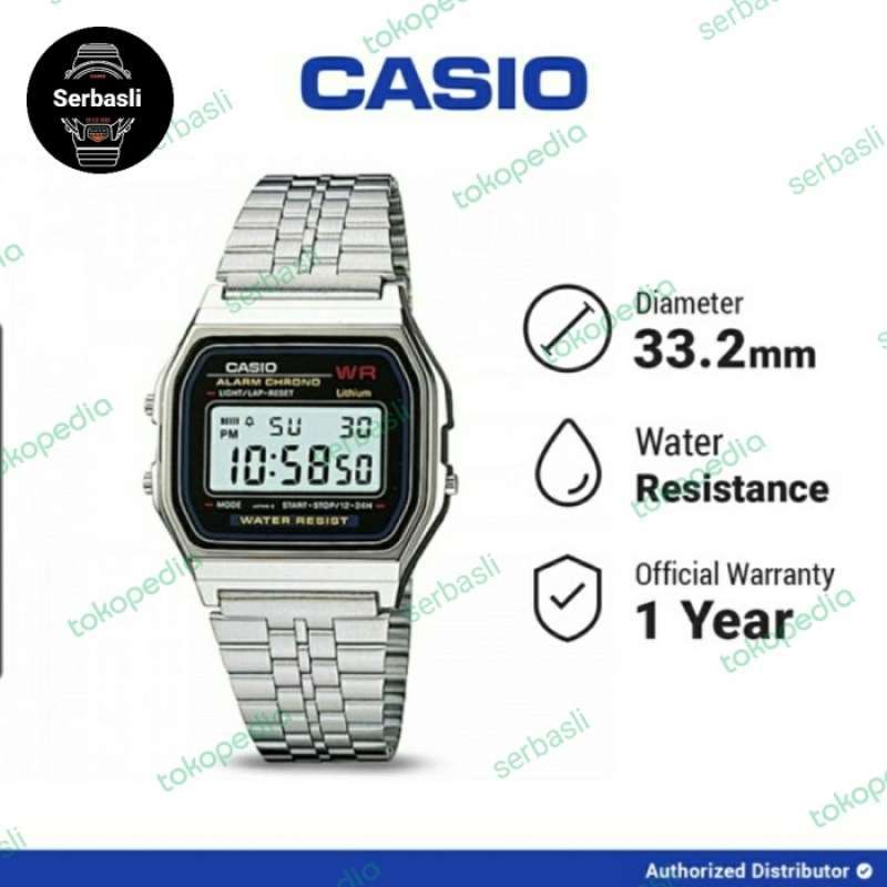 Jual Jam Casio Wanita A159wa-n1df Digital Original Bergaransi Di Seller ...