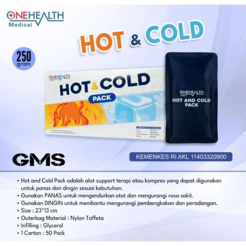 Jual Hot And Cool Gel Pack Onemed / Onehealth Kompres Panas Dan Dingin ...