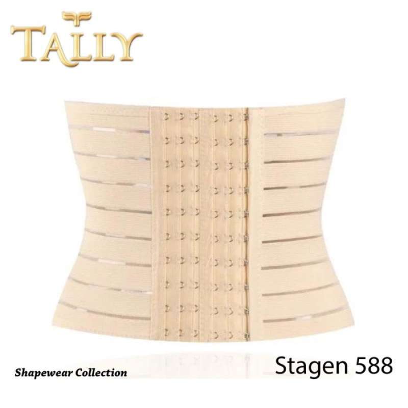 Jual Stagen Tally 588 Korset Kait Pengecil Perut - L Kaitan - Hitam Di ...