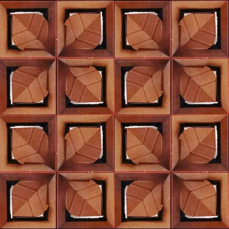 Jual Roster Minimalis/roster Beton Kombinasi 2 Motif Daun Dan Corong ...