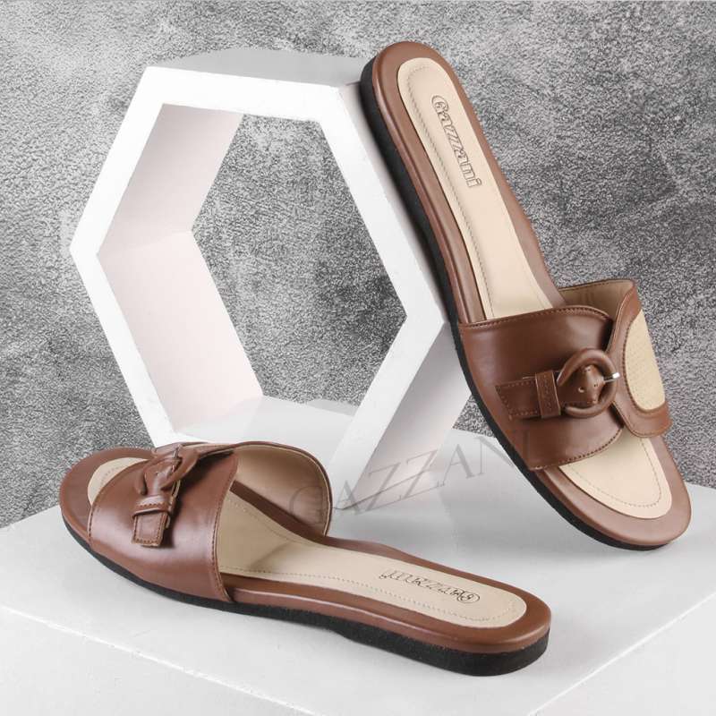 Promo Bossindo Bellezza Sandal Wanita Terbaru 2023 Platform Sendal Slop ...