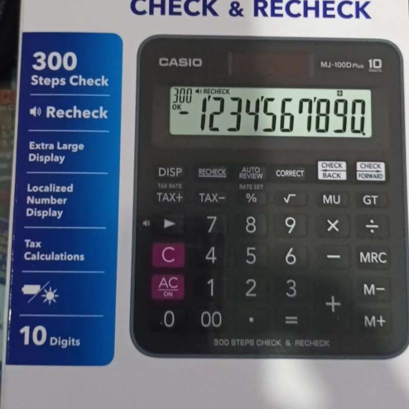 Jual Kalkulator 10 Digit Mj 100d Plus Original Di Seller New Tech Medan - Jati, Kota Medan | Blibli