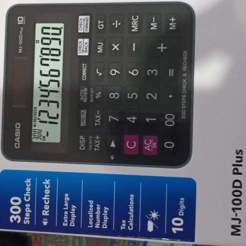 Jual Kalkulator 10 Digit Mj 100d Plus Original Di Seller New Tech Medan - Jati, Kota Medan | Blibli