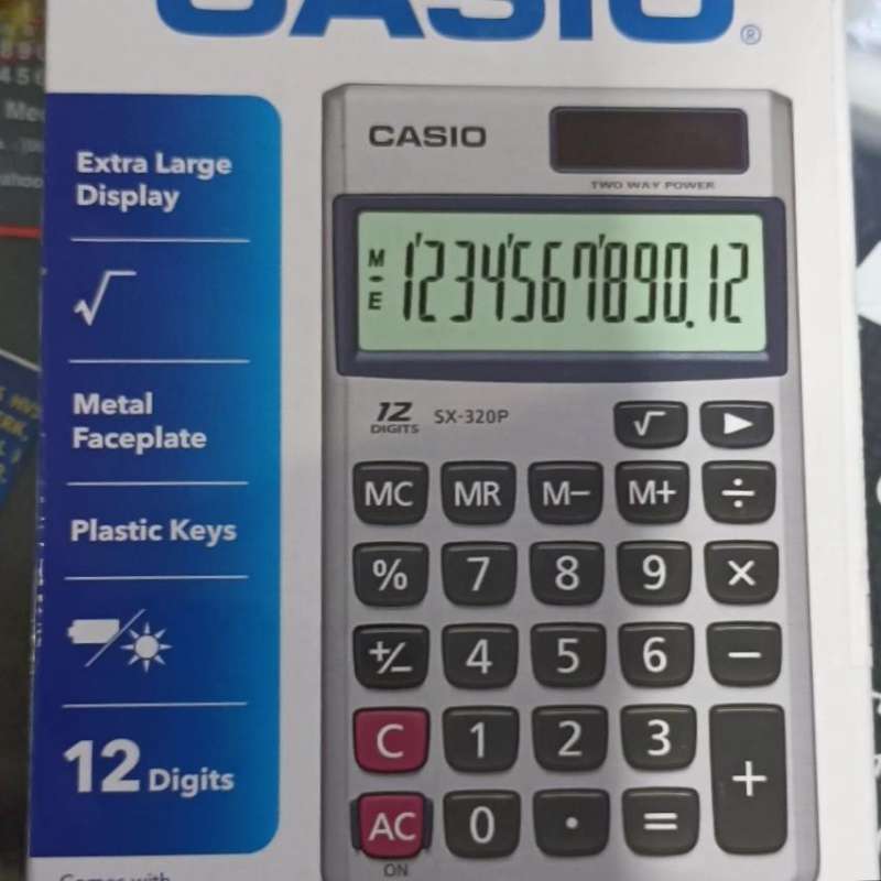 Jual Kalkulator 10 Digit Sx-320 P Original Di Seller New Tech Medan ...