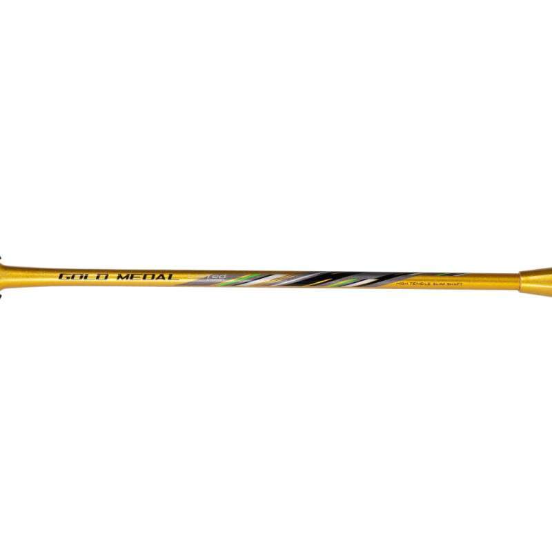 Promo Li-ning Badminton Racket Ss Gold Medal Ltd Gold/black Bundle ...
