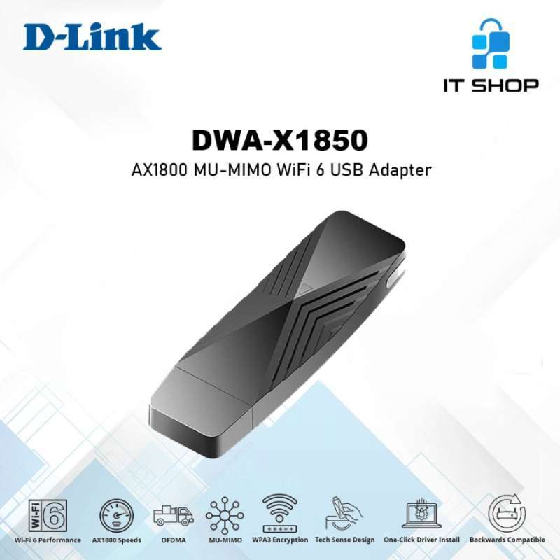 Jual D-link Dwa-x1850 Ax1800 Mu-mimo Wifi 6 Usb Adapter Di Seller It ...