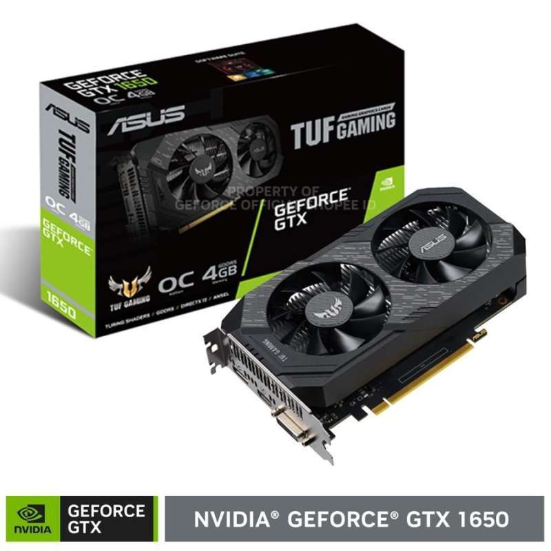 Jual Asus Geforce Gtx 1650 4gb Ddr6-p Tuf Gaming-v2 Oc Edition Vga Gpu Pc Desktop Graphic Card ...
