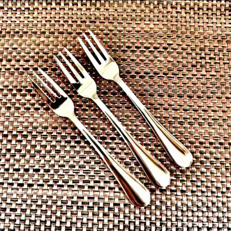 Jual Garpu Kue Buah Dessert Premium Stainless Anti Karat Tebal Halus ...