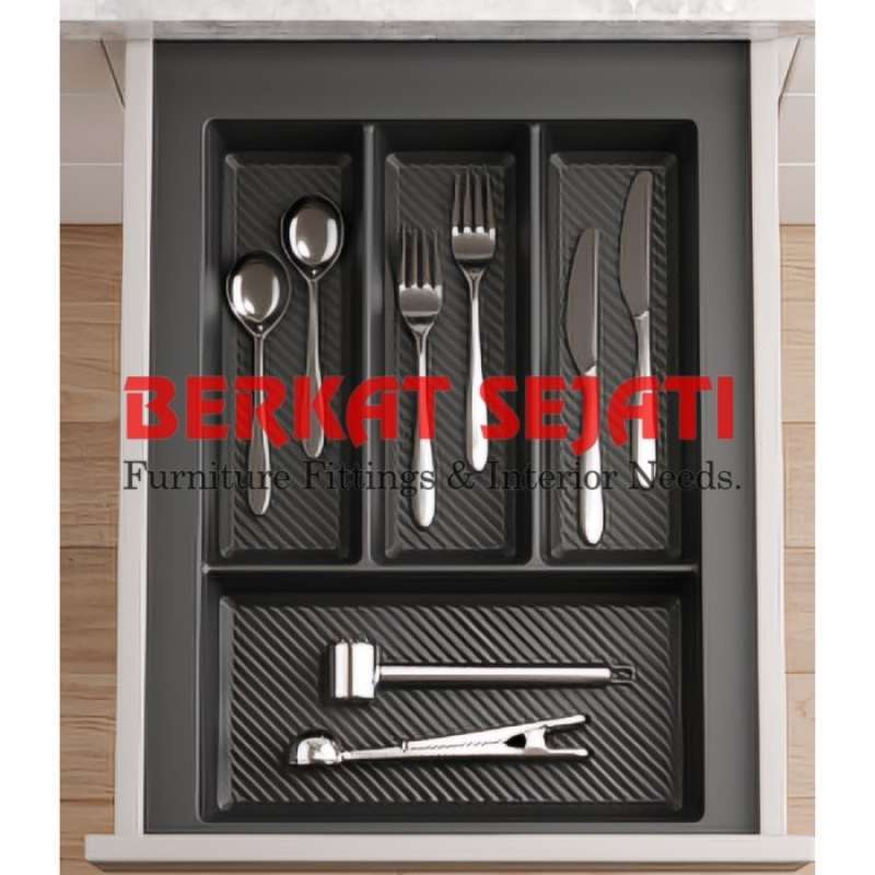 Jual Rak Sendok Garpu Vitco Ag 40 Abu Sekat Laci Dapur Alat Tulis ...
