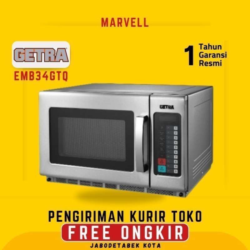 Promo Microwave Oven Electric Getra Emb34gtq Oven Microwave Stainless ...