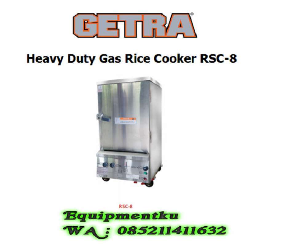 Promo Heavy Duty Gas Rice Cooker Heavy Duty Rice Steamer Tipe (rsc-8) Getra Diskon 23% Di Seller ...
