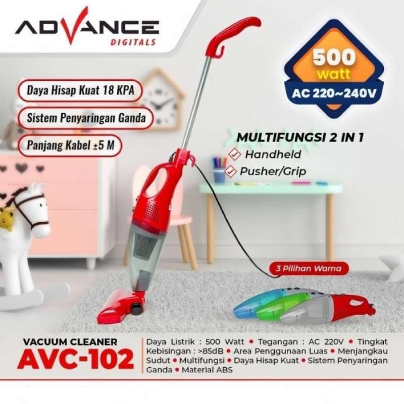 Promo Vacuum Cleaner Advance Avc-102 2in1 Alat Penghisap Penyedot Debu ...