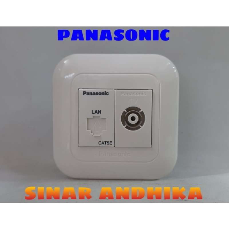 Promo Modul / Jack Data Cat 5e + Tv Putih Panasonic Wej 78029 8801 ...