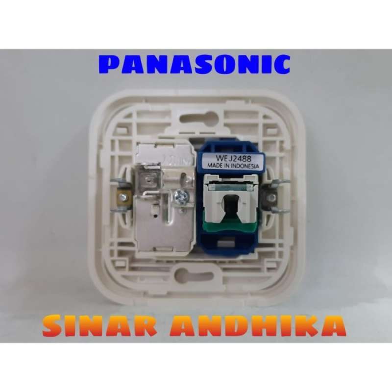 Promo Modul / Jack Data Cat 5e + Tv Putih Panasonic Wej 78029 8801 ...