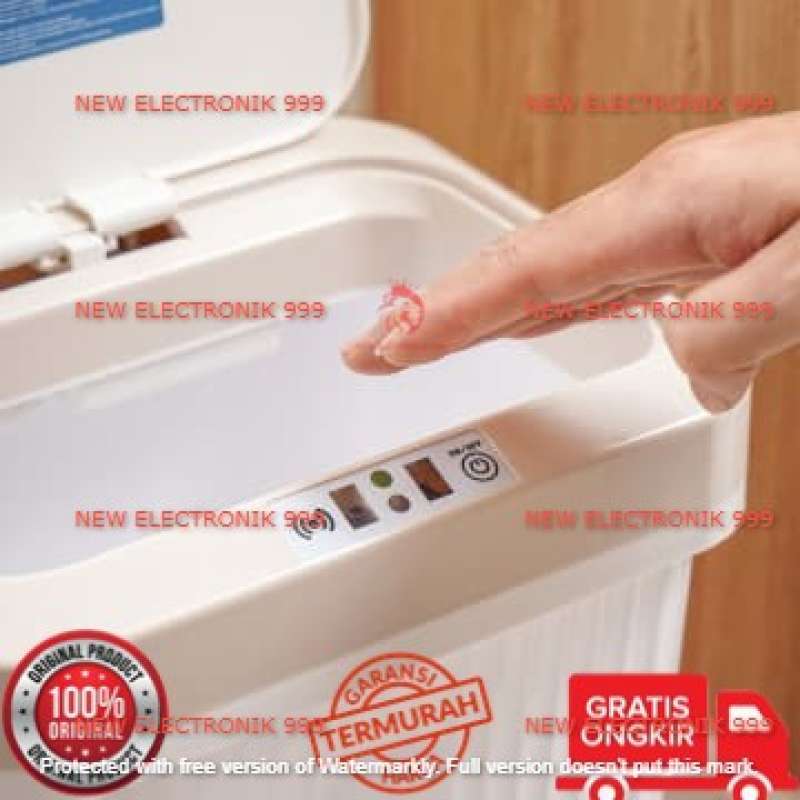 Promo Tempat Sampah Otomatis 16 L Smart Touchless Trash Bin Putih ...