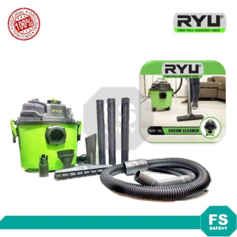 Promo Ryu Vacuum Cleaner 3 In 1 Wet Dry Blow 15l Diskon 23% Di Seller ...