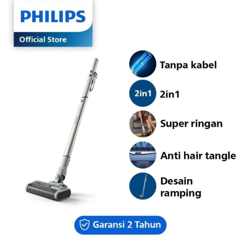 Promo Philips Cordless Stick Vacuum Cleaner 4000 Series - Xc4201 Diskon ...