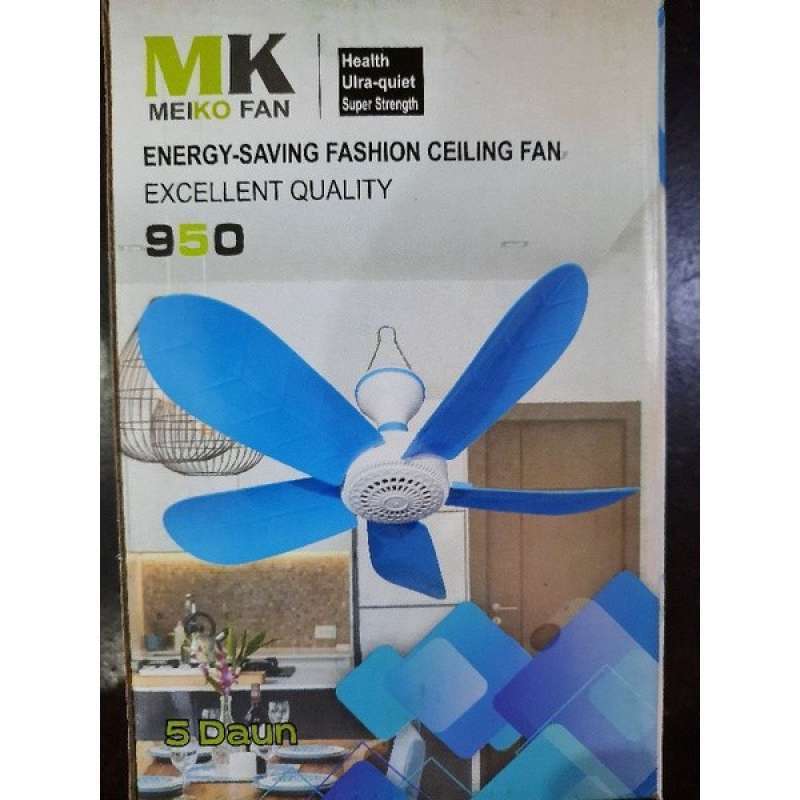 Promo Meiko Mk-950 Kipas Angin Gantung Helifan 4 Baling 30 Watt Diskon ...