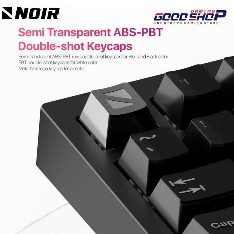 Jual Noir Timeless He 75% Hall Effect Rapid Trigger Magnetic Keyboard ...