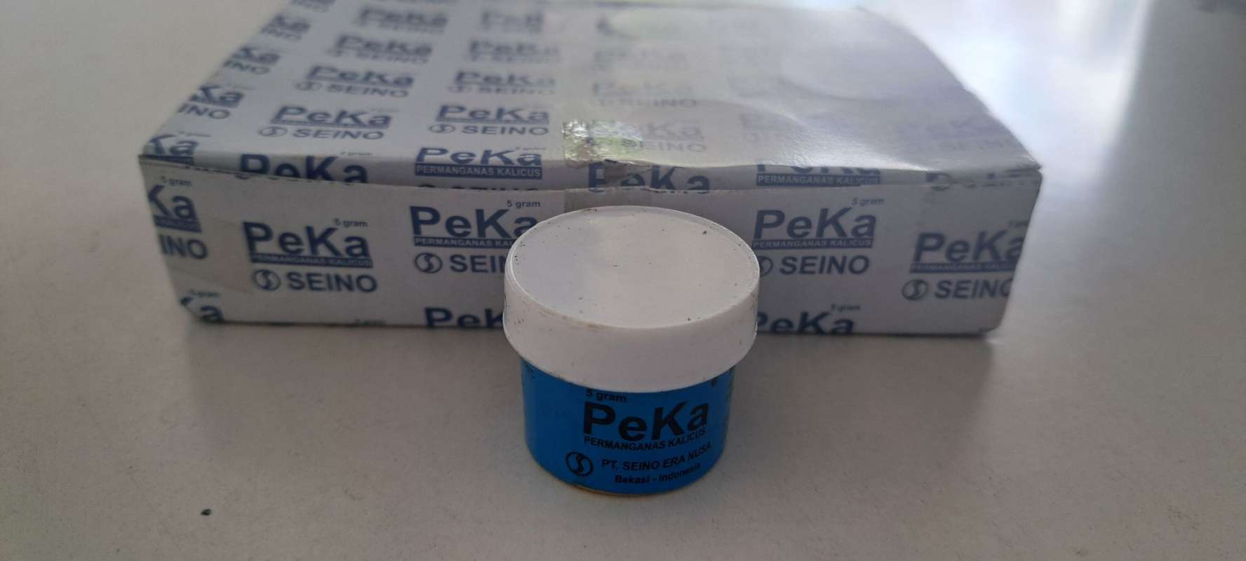 Jual Serbuk Pk Permanganas Kalikus (pk) Kristal 5 Gram Seino Per 1 Pcs ...
