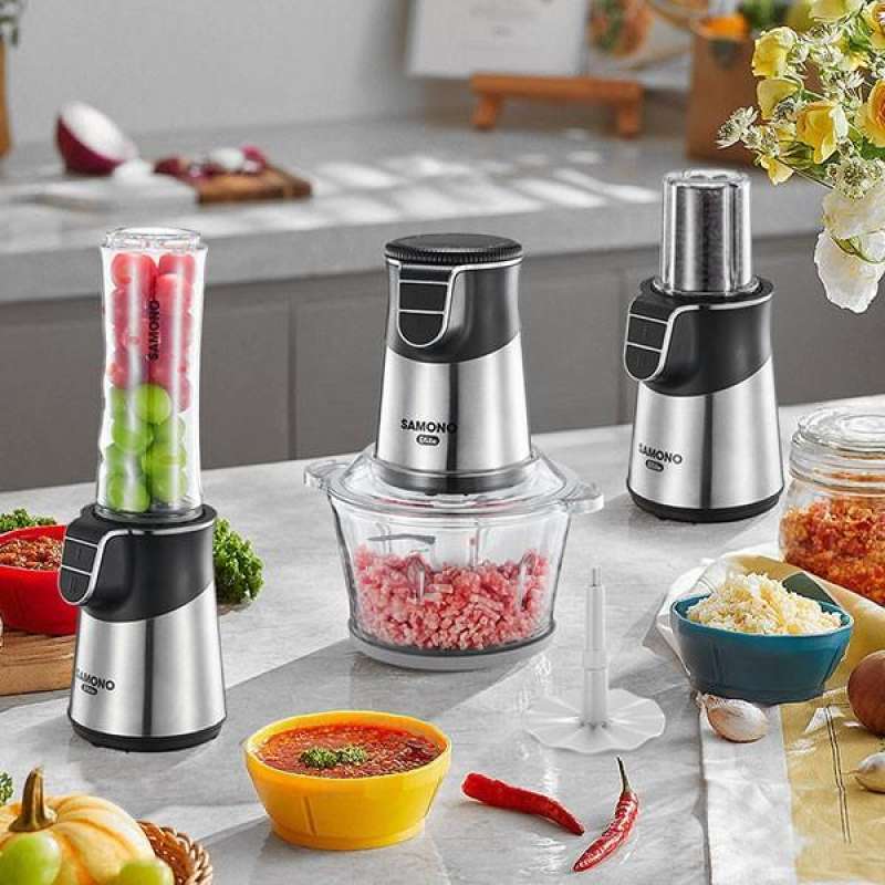 Promo Samono Magic Chopper 5 In 1 Multi Food Chopper Low Watt Garansi 1 ...