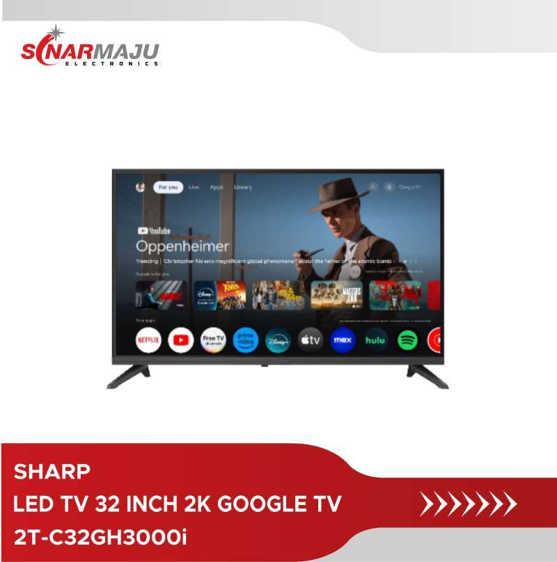 Jual Led Tv 32 Inch Sharp 2k Google Tv 2t-c32gh3000i Di Seller ...