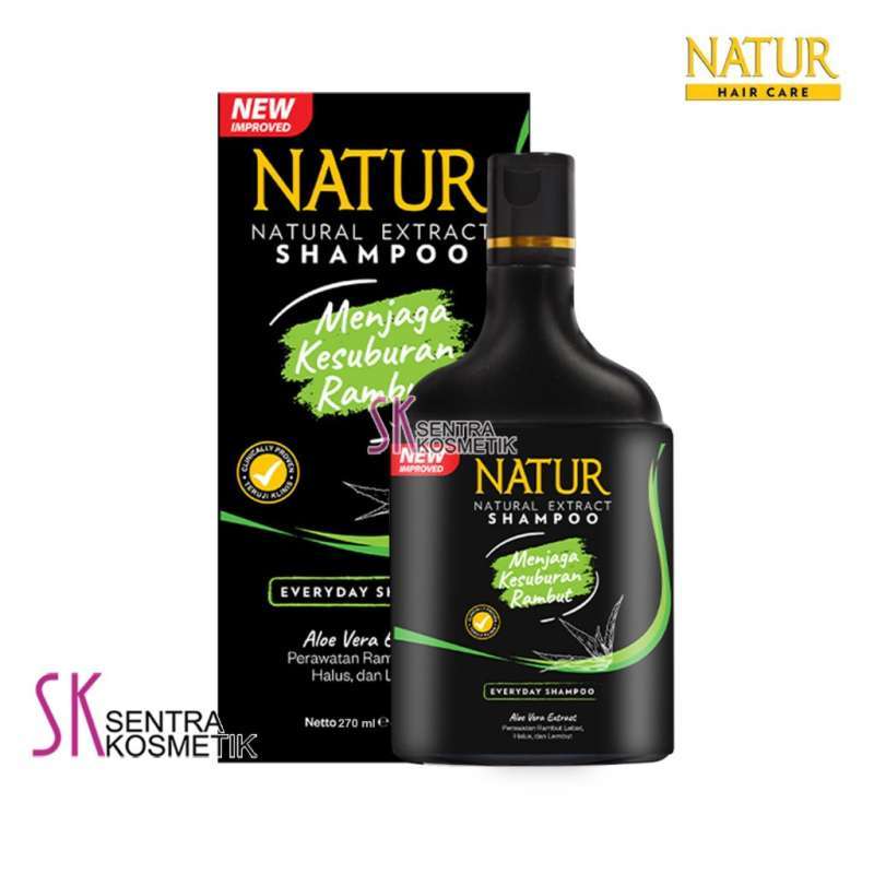 Jual Natur Shampoo 270 Ml Shampo Ginseng - Aloe Vera - Aloe Vera Di Seller Sentra Kosmetik ...