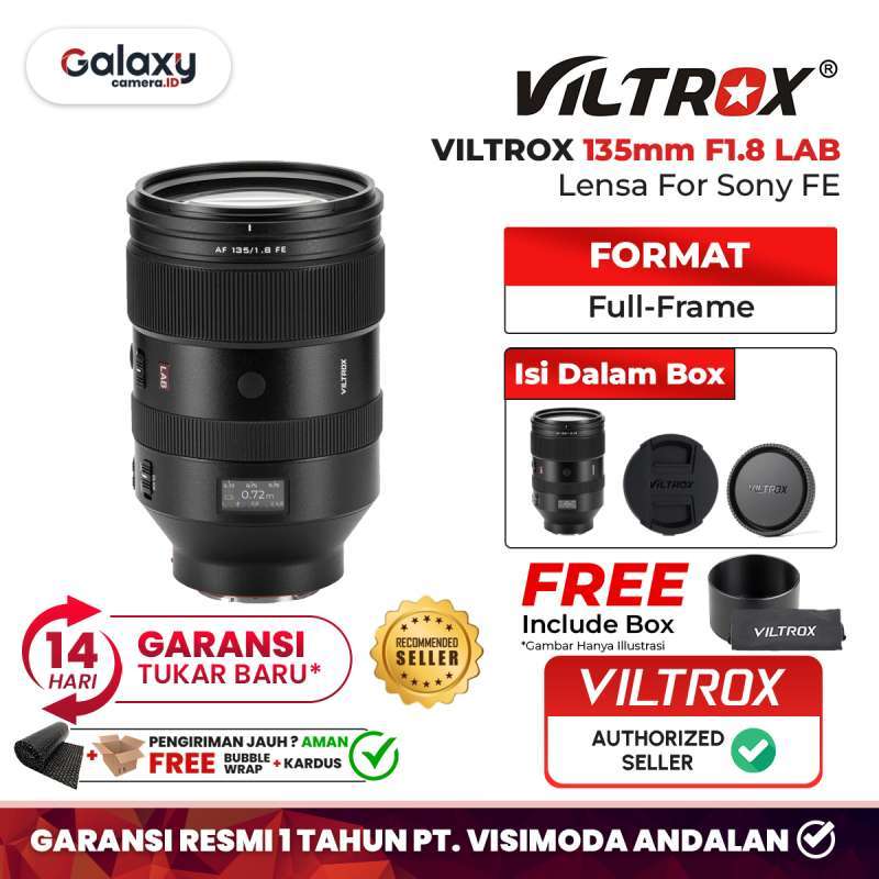 Jual Viltrox Af 135mm F1.8 Fe Lab Lensa For Sony E Mount Fullframe ...