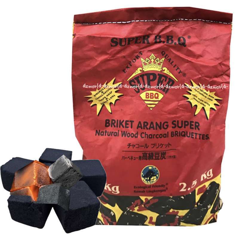 Jual Super Bbq 1kg Briket Arang Super Untuk Alat Panggang Barbeque ...