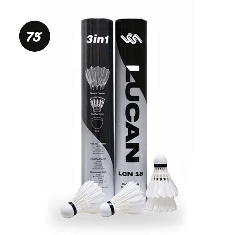 Jual New ! Shuttlecock Cock Kok Badminton 3 In 1 Lucan 18 Lcn 18 Di ...
