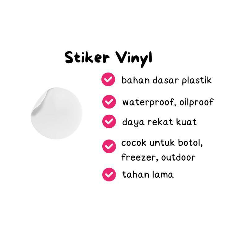 Jual Kim Shop Label Stiker Bumbu Dapur Vynil Sticker Warna Botol Rempah ...