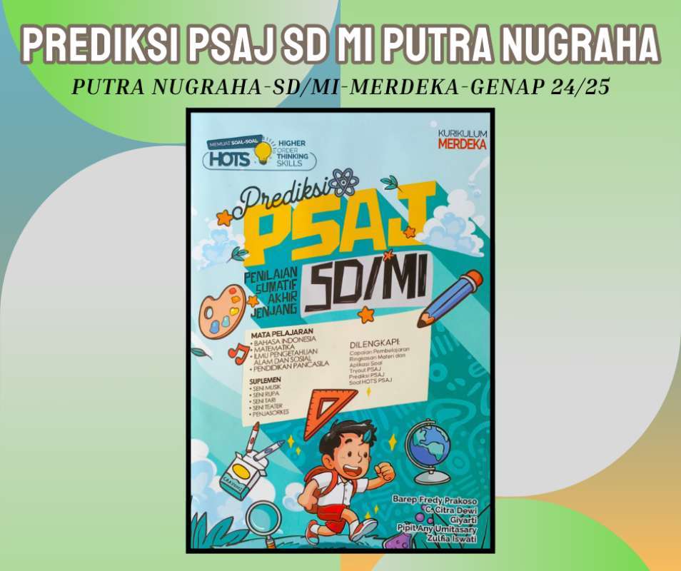 Promo Buku Prediksi Penilaian Sumatif Akhir Jenjang Psaj Putra Nugraha SD Mi Kelas 6 Merdeka ...