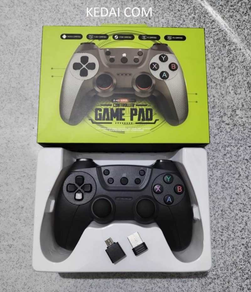 Jual Gamepad Joystick Stick Game Wireless 2.4ghz Pc Laptop Smart Tv Box ...
