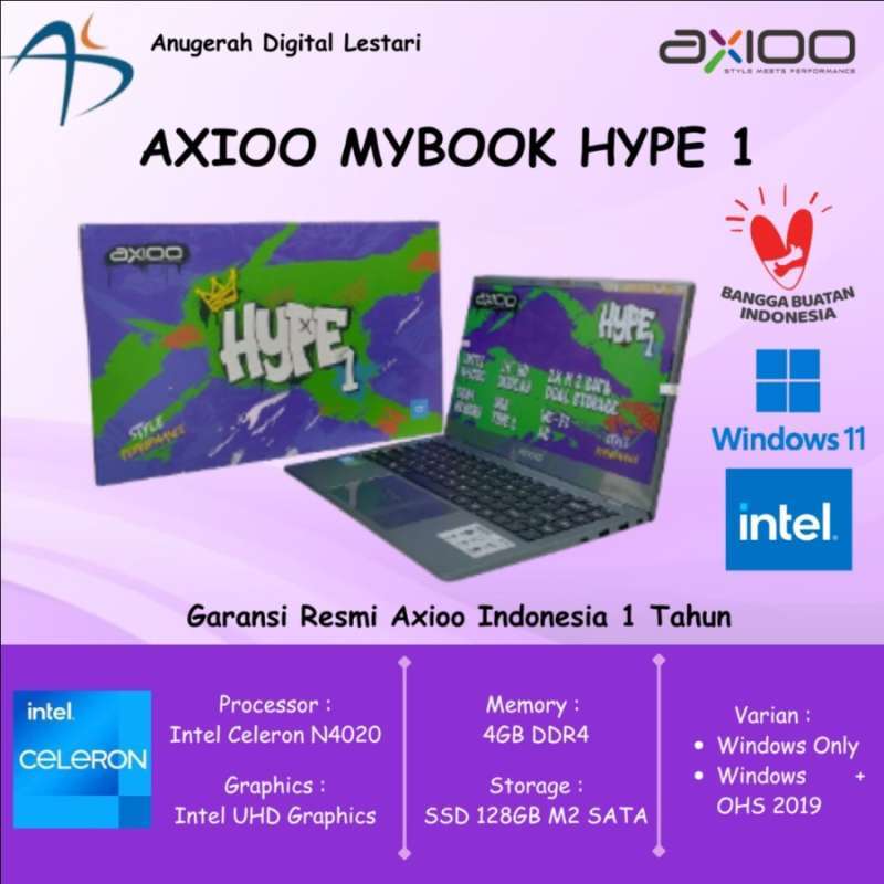 Axioo Hype 1 🔥 - Terlengkap & Harga Terbaru Mei 2026