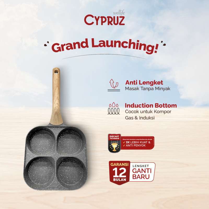 Jual Cyprus Egg Pan 💯 Harga Murah & Kualitas Terbaik Januari 2026
