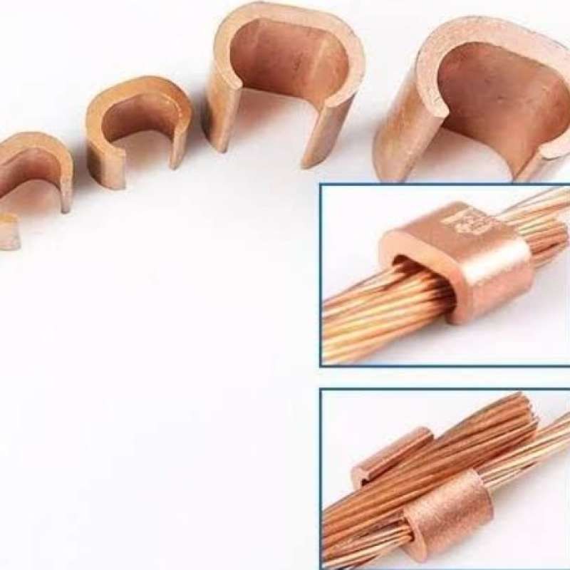 Promo Clamp C Grounding Kabel Bc 14-190mm2 / Klem C Untuk Kabel Bc ...