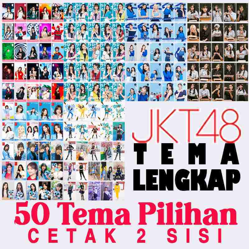 Promo Photocard Jkt48 X Japota Set 25 Pcs Laminasi Muka Glossy 2 Sisi ...