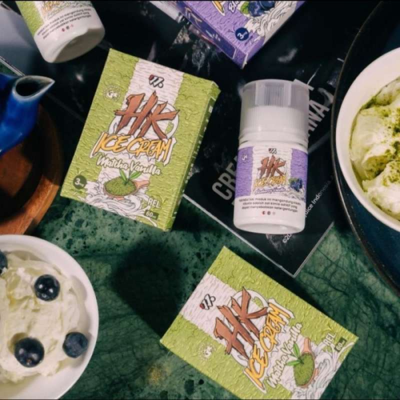 Promo Hk Ice Cream Matcha Vanilla 60ml By Wise Juice | Hk Matcha Ice ...